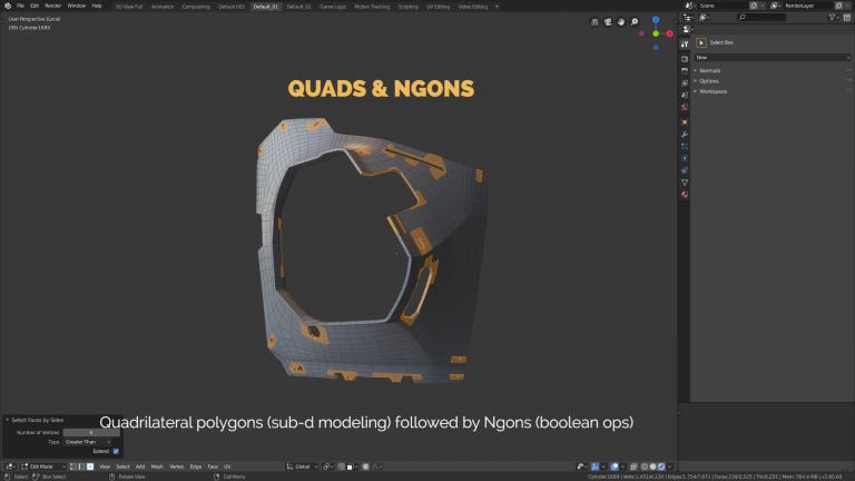 Are Ngons Really That Evil in 3D Modeling? • Creative Shrimp
