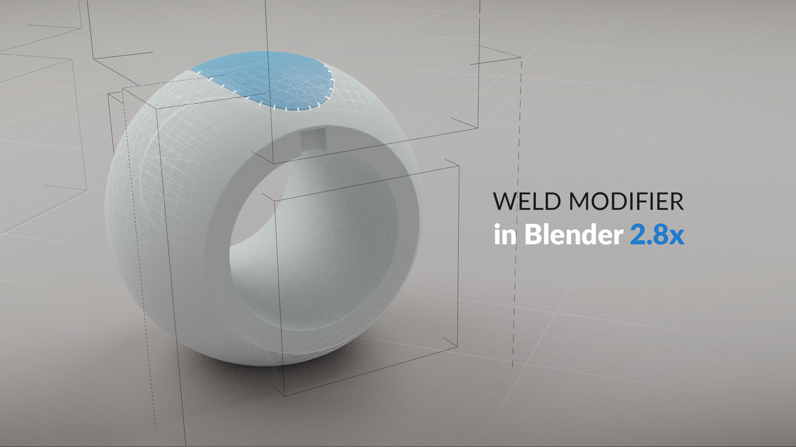 Weld Modifier In Blender 2 8x Hard Surface Modeling Update • Creative