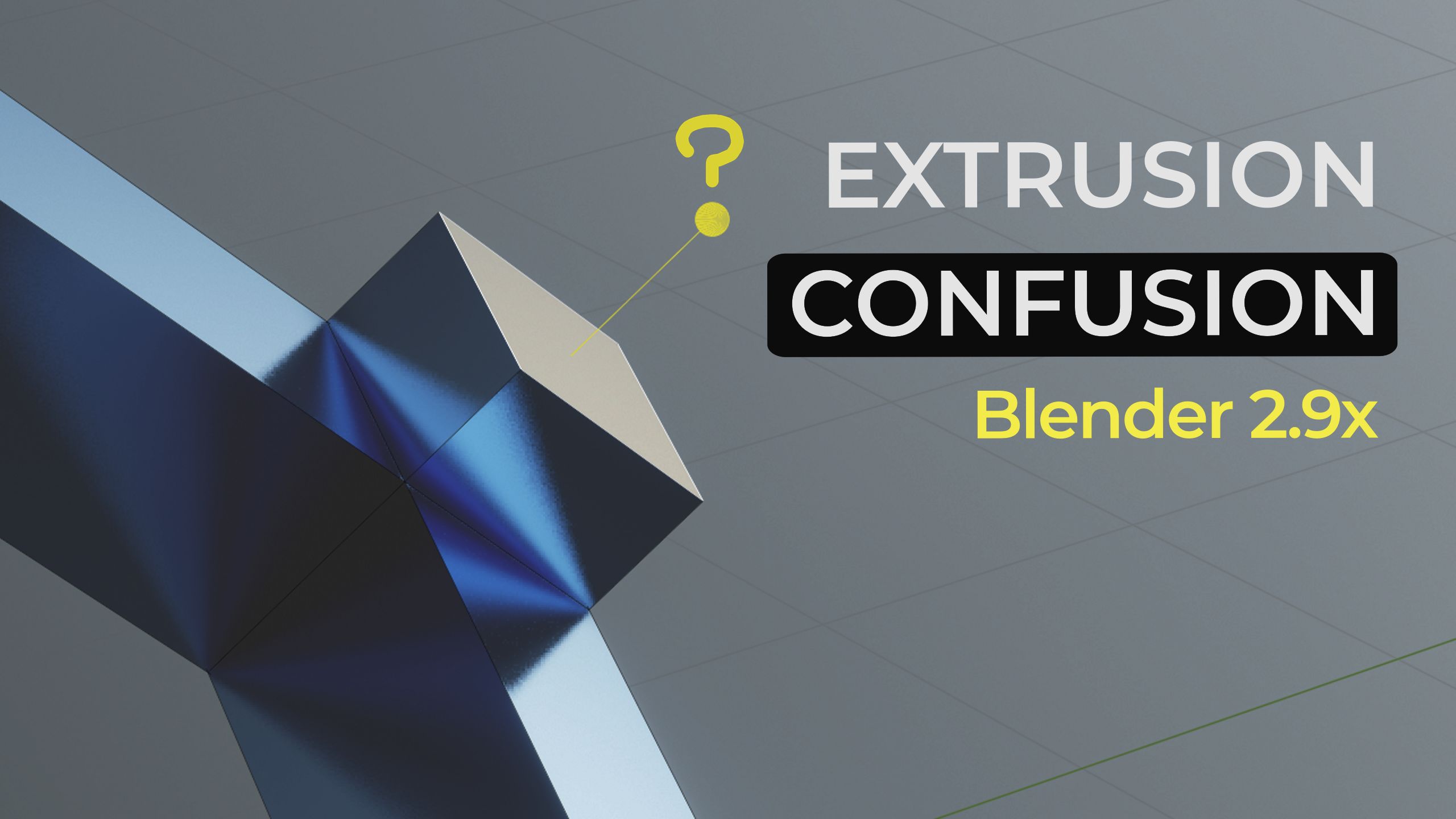Extrusion Confusion | Blender Modeling Tutorial • Creative Shrimp