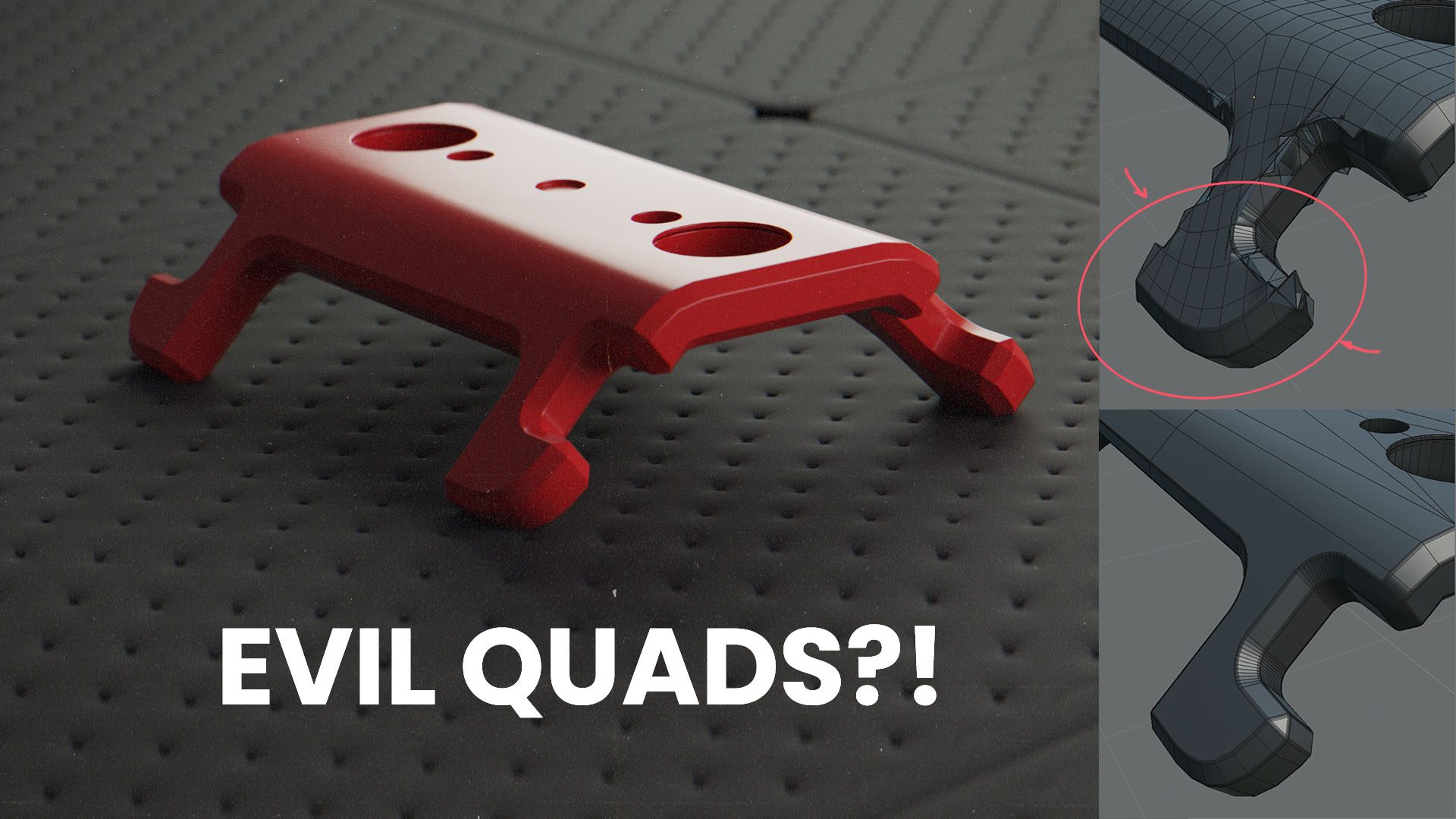 All-quad Topology Can Be Bad? | Blender Modeling Tutorial • Creative Shrimp